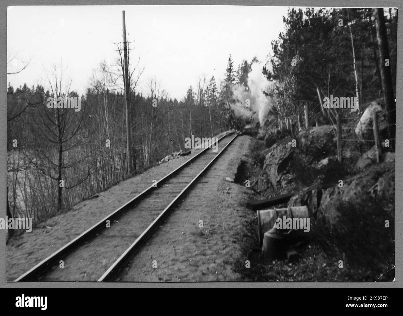 Explosive work on the line between Hjorted and Totebo for safer ...