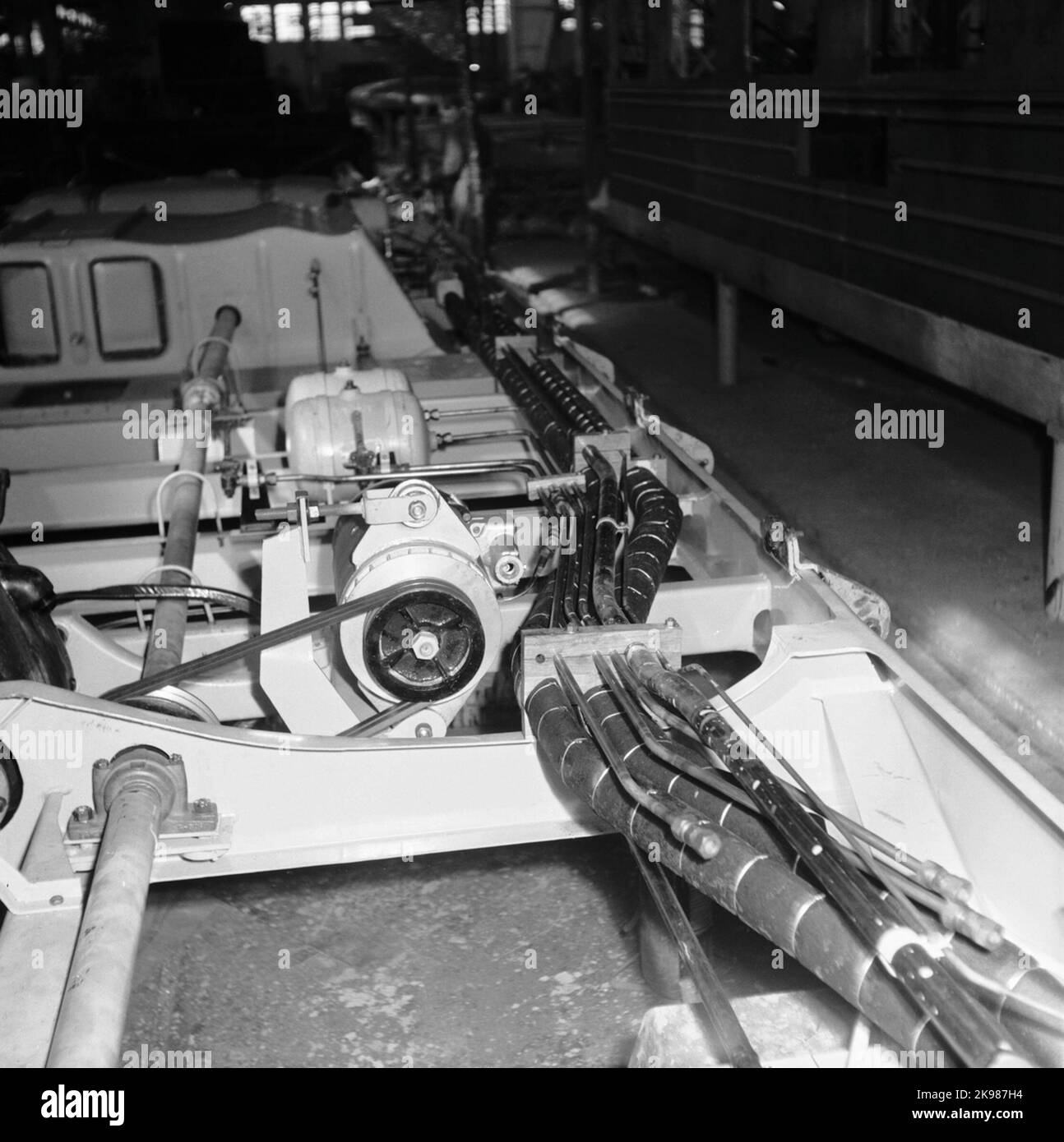 State Railways, SJ YB06 Mounting and Motor Details Photo: Machine Agency Stock Photo - Alamy