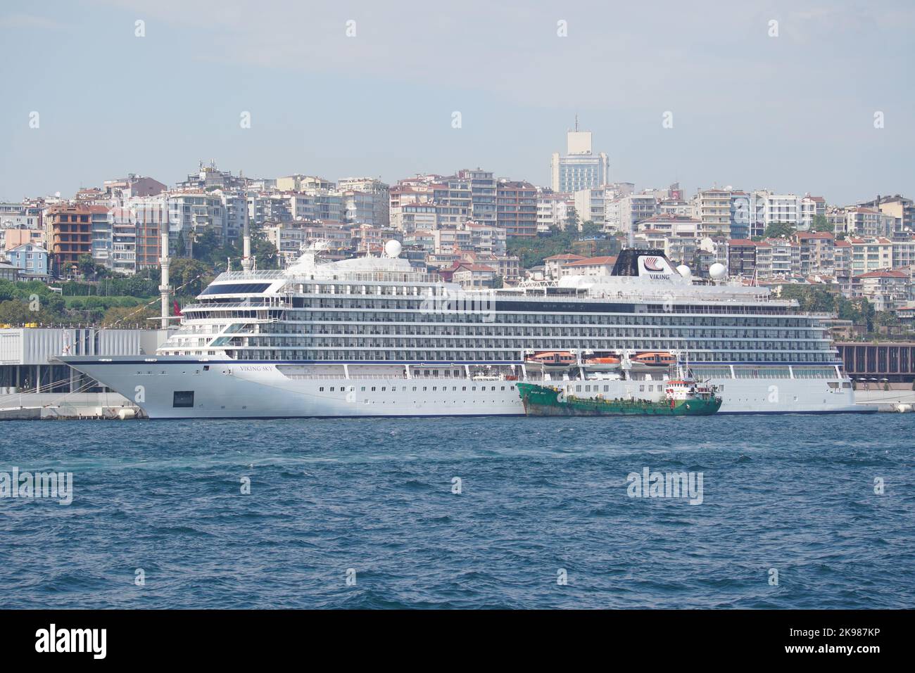 ISTANBUL, TURKIYE - AUGUST 27, 2022: MV Viking Sky Cruise Ship in ...