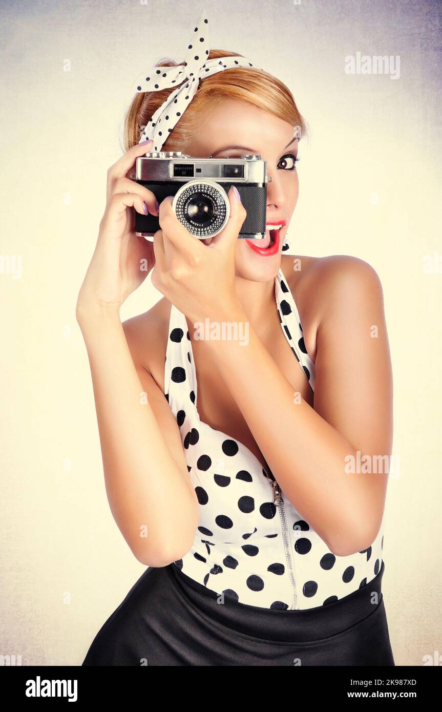 70 pin up girl hi-res stock photography and images - Alamy