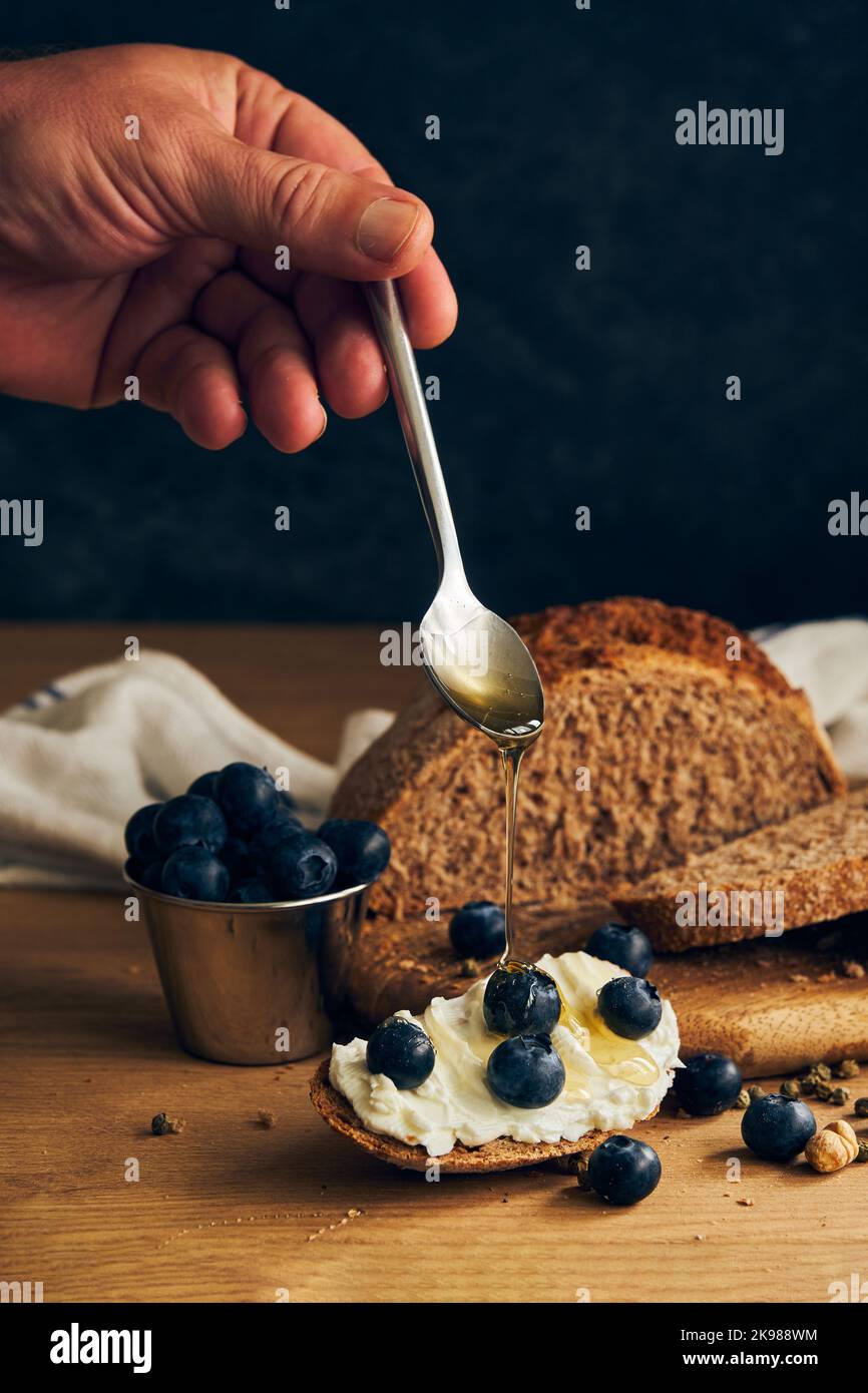 Vegan soft cream cheese hi-res stock photography and images - Alamy
