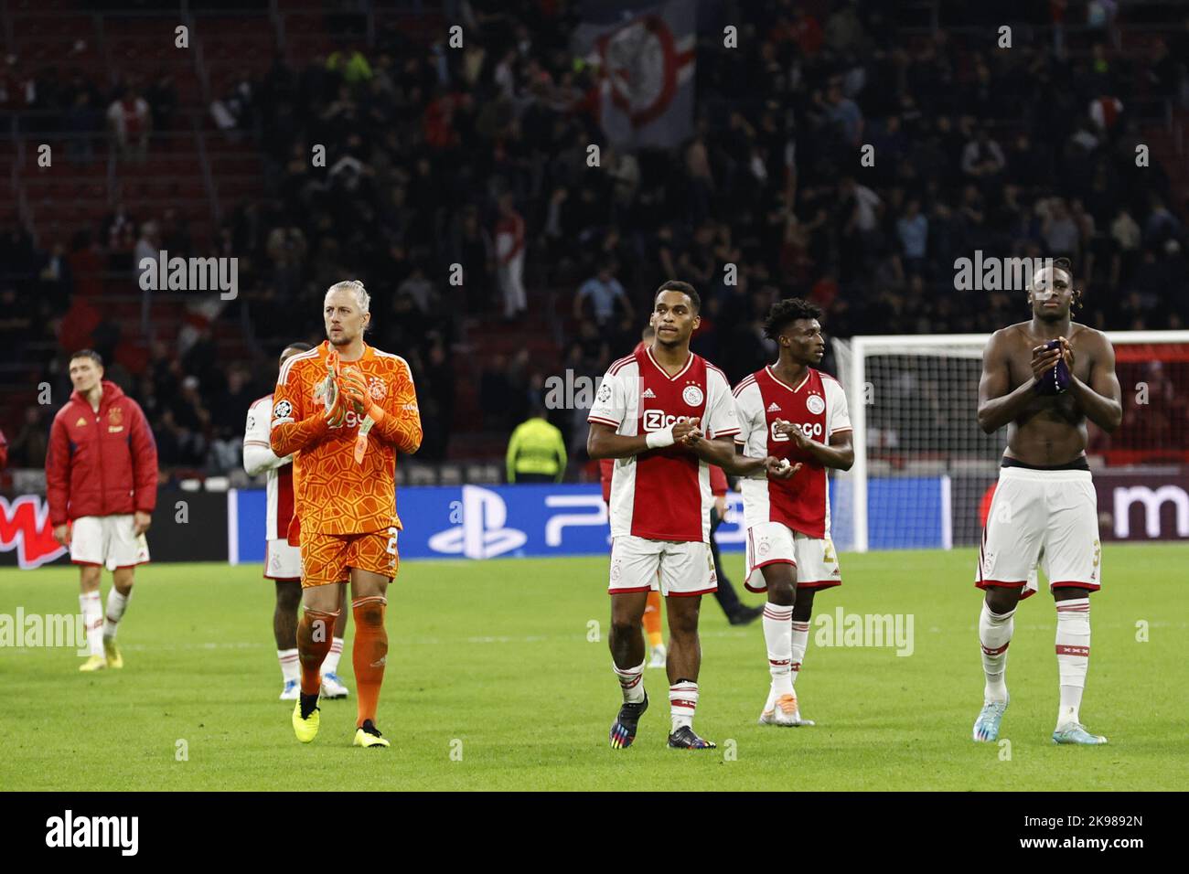 Amsterdam, The Netherlands. October 26, 2022 Amsterdam, The Netherlands. AMSTERDAM - (LR) Ajax ...