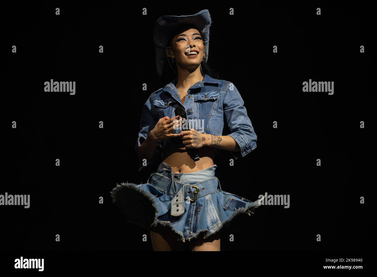 Brixton, London, 26/10/2022, Singer-songwriter Rina Sawayama performing ...