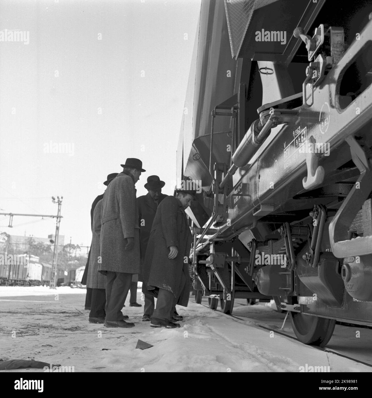 Display of State Railways SJ KBÖ-VAGEN, Stockholm Norra Station Stock ...