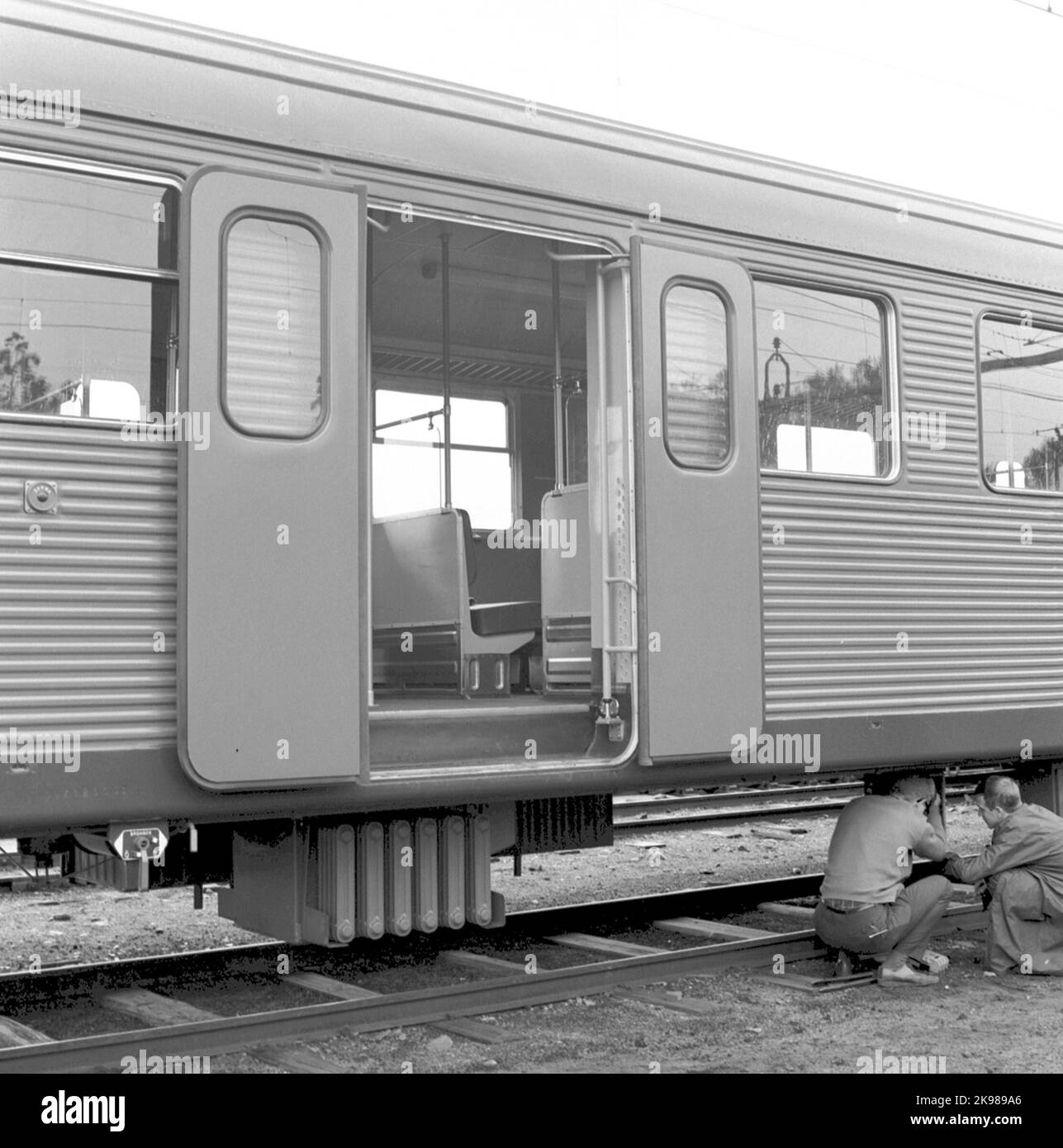 A local passenger train Black and White Stock Photos & Images - Alamy