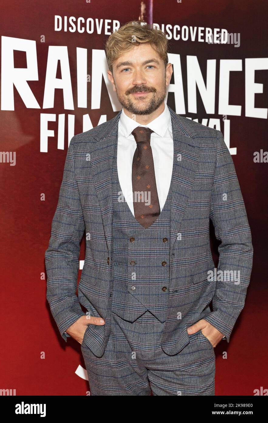 Emrhys Cooper attending the opening gala of the Raindance Film Festival ...