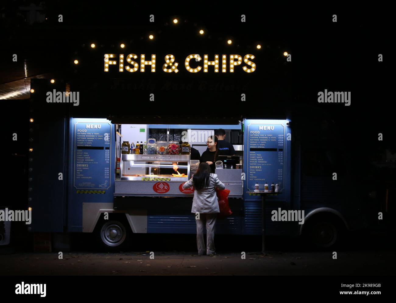 Street Food Snack Shack London Stock Photo - Alamy