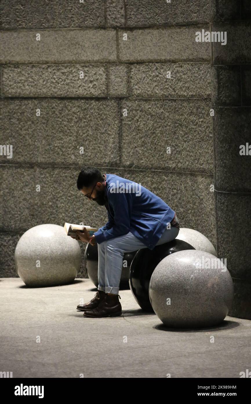 Self help book reading hi-res stock photography and images - Alamy