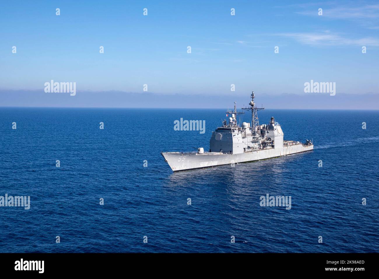 221025-N-TC847-1584 IONIAN SEA (Oct. 25, 2022) The Ticonderoga-class ...