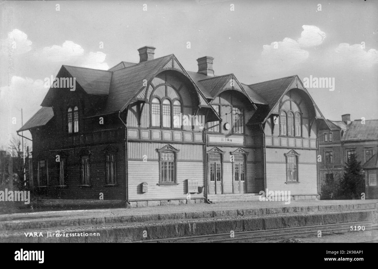 The railway station in Vara Stock Photo - Alamy