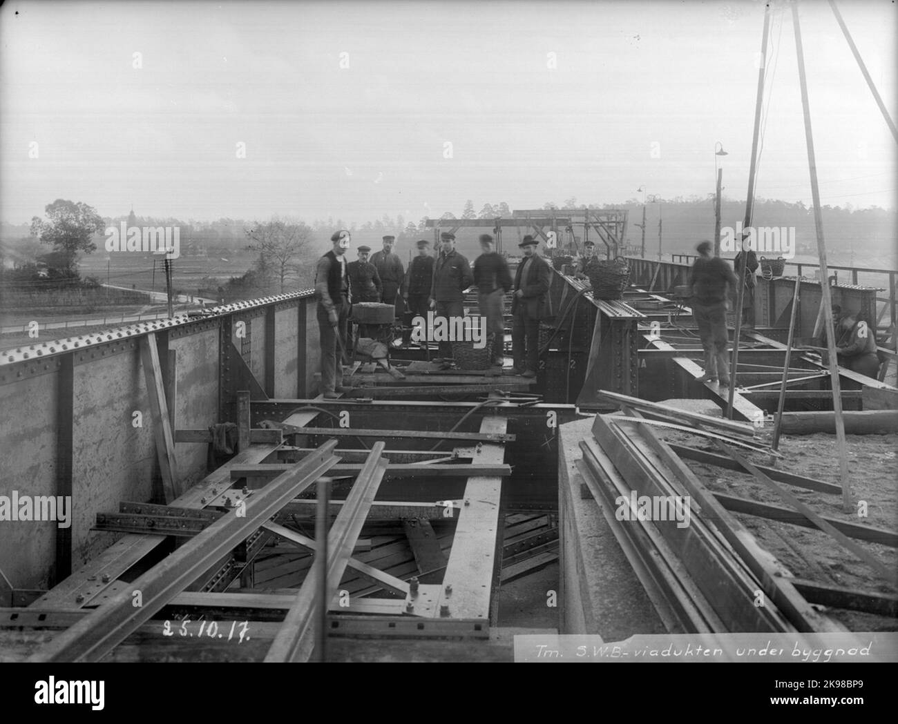 SWB-Viaduct under building Stock Photo - Alamy