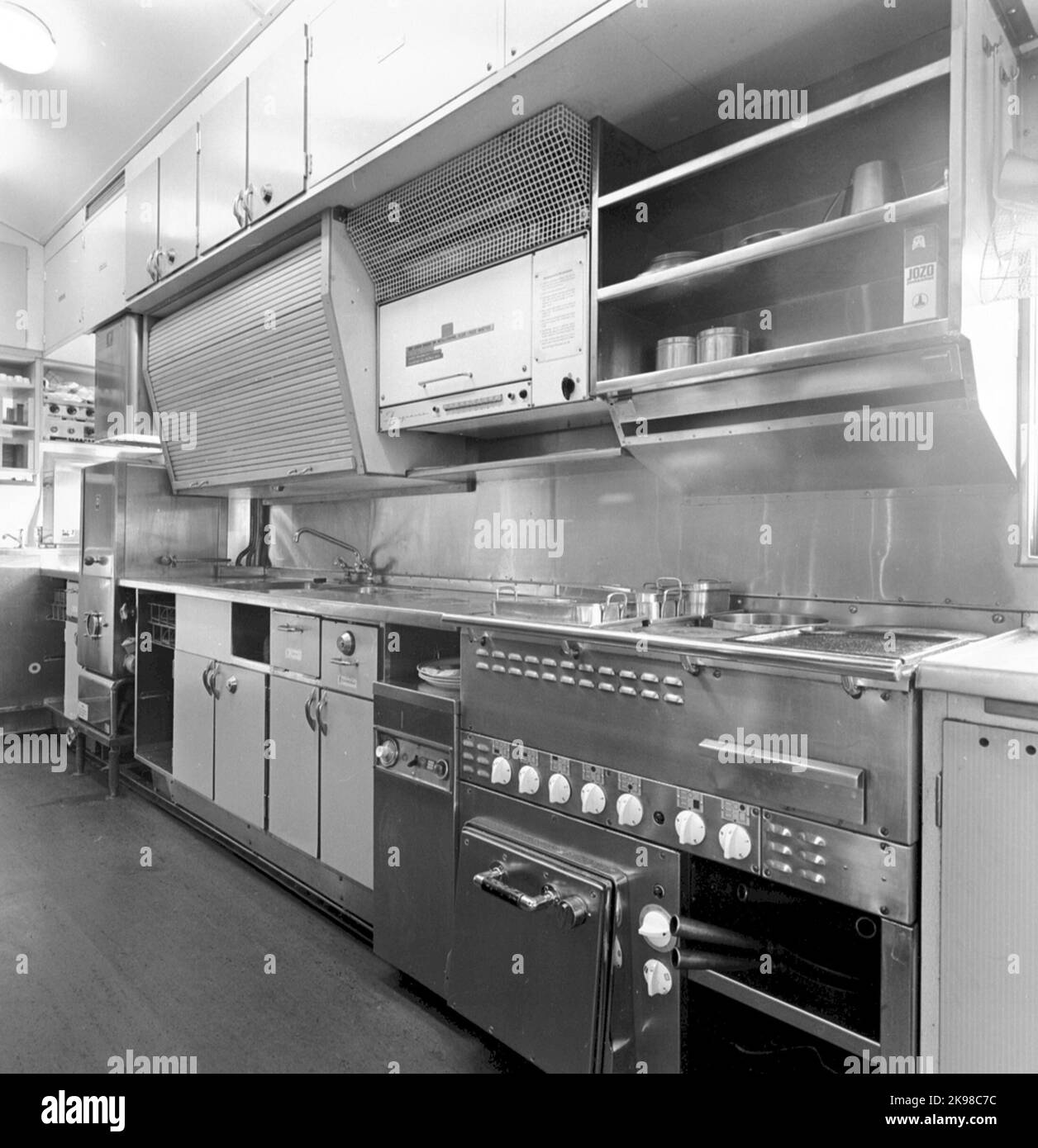 State Railways, SJ RB02. The kitchen department Stock Photo - Alamy