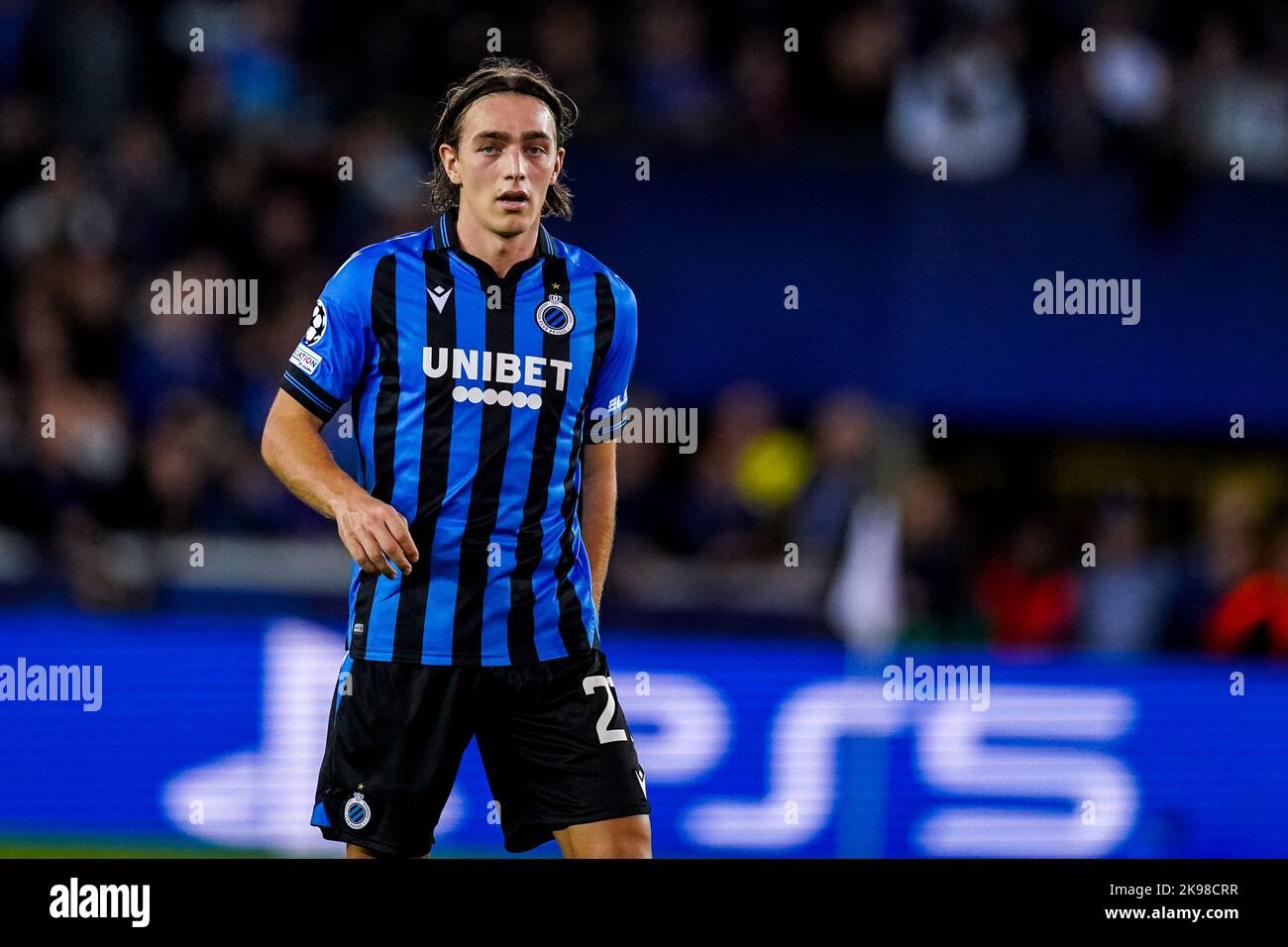 BRUGES, BELGIUM - OCTOBER 26: Casper Nielsen of Club Brugge KV during ...