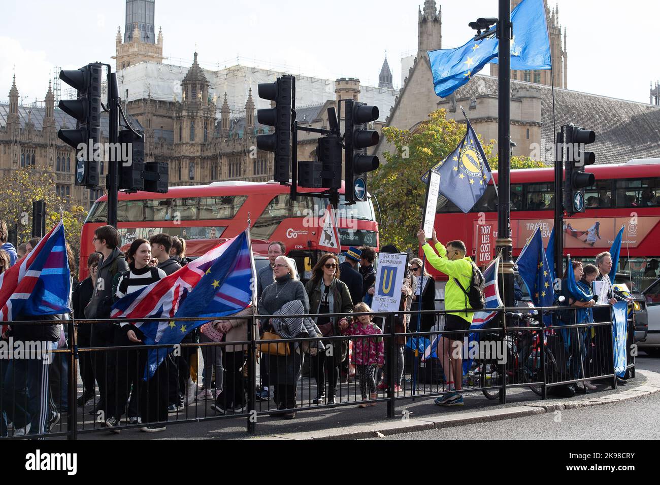 Westminster, London, UK. 26th October, 2022. Steve Bray known as Mr ...