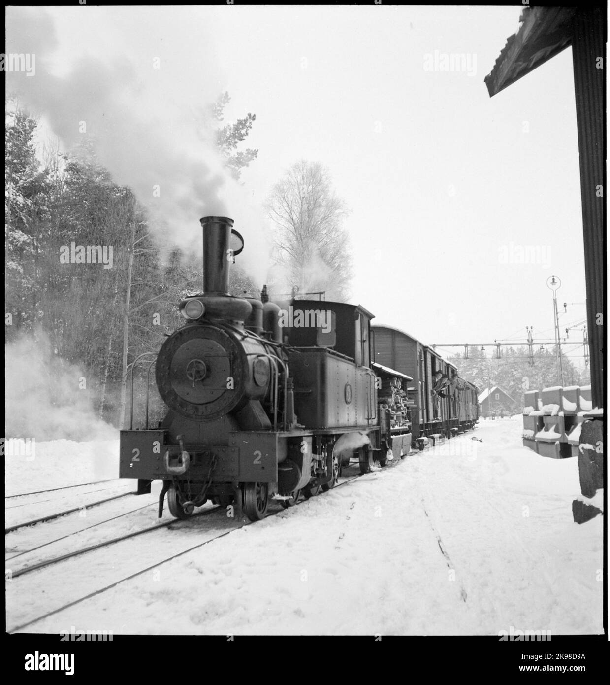 Askersund - Skyllberg - Lerbäcks Railway, Aslj 2 Stock Photo - Alamy