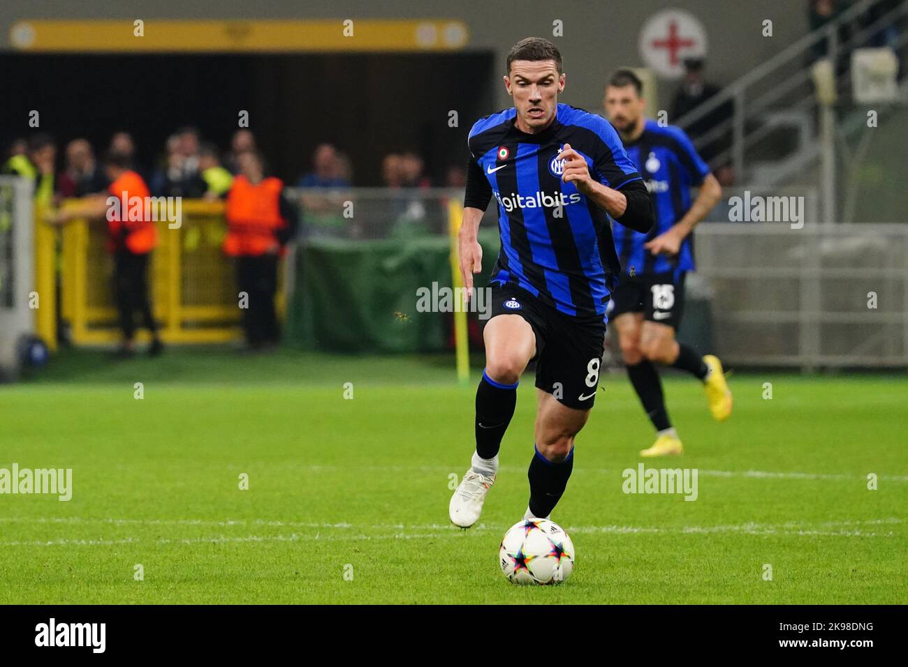 San Siro, Milan, Italy, October 26, 2022, Robin Gosens (FC Inter ...