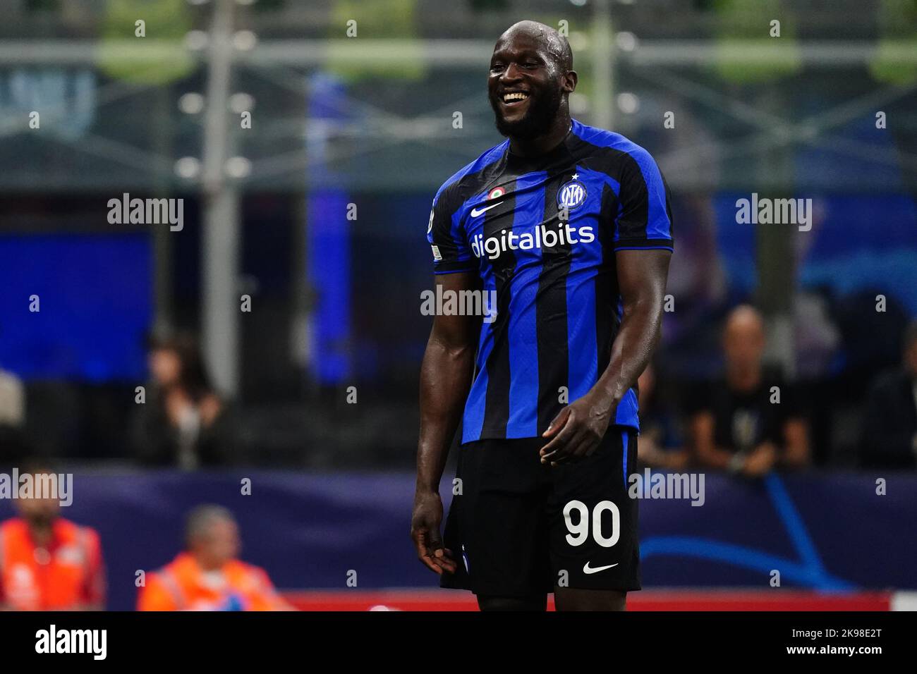 San Siro, Milan, Italy, October 26, 2022, Romelu Lukaku (FC Inter ...