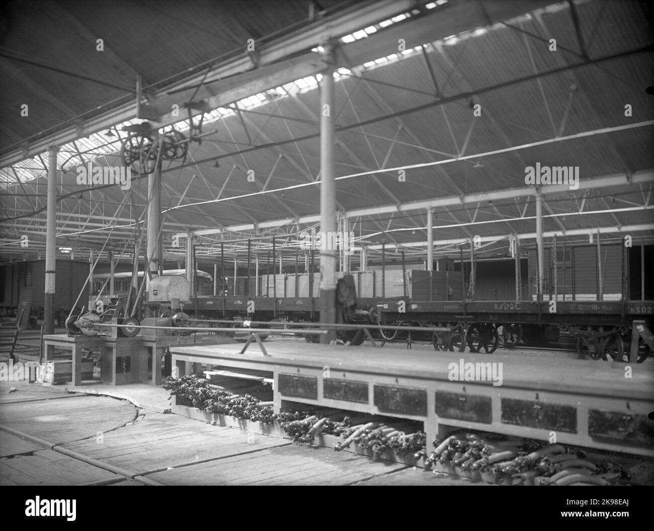 Roof maintenance Black and White Stock Photos & Images - Alamy