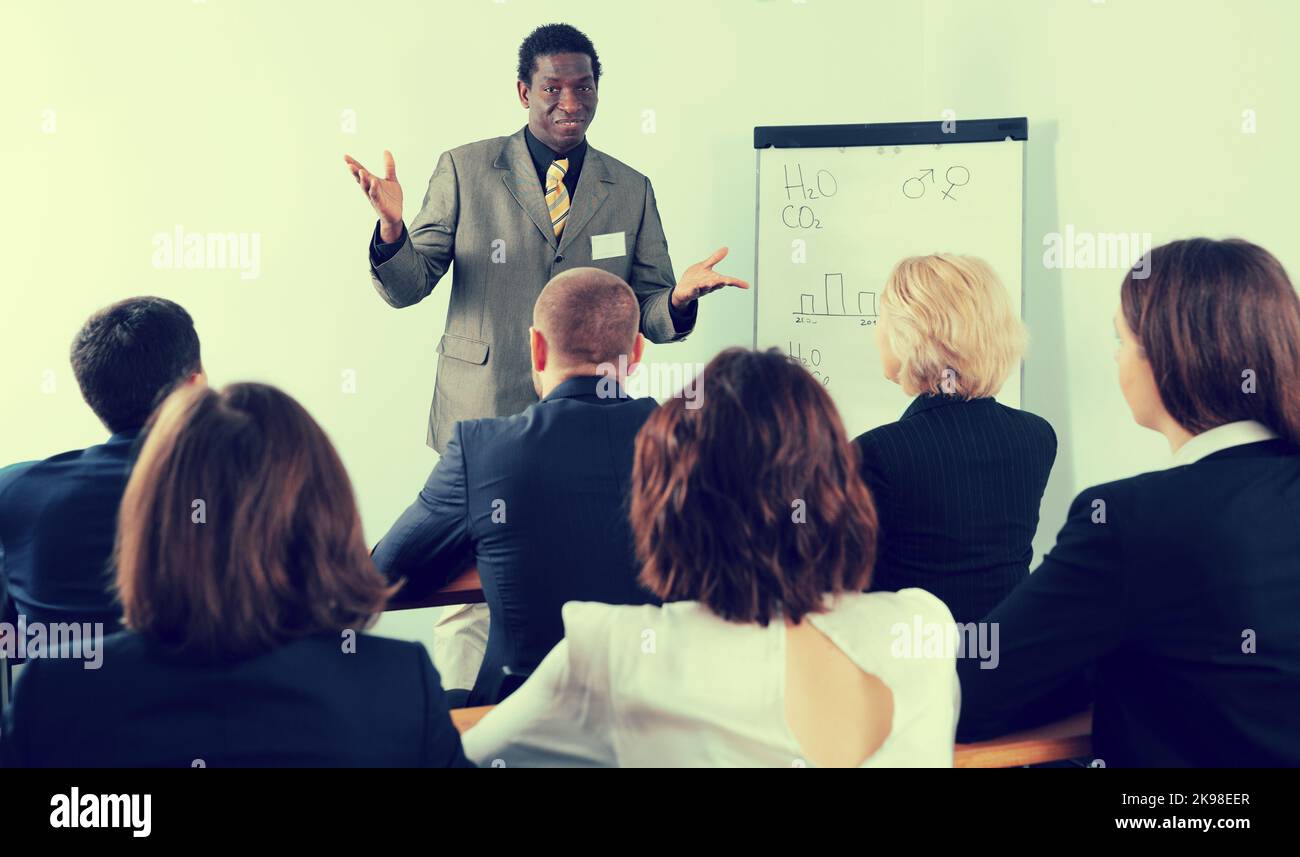 Giving a successful presentation hi-res stock photography and images ...