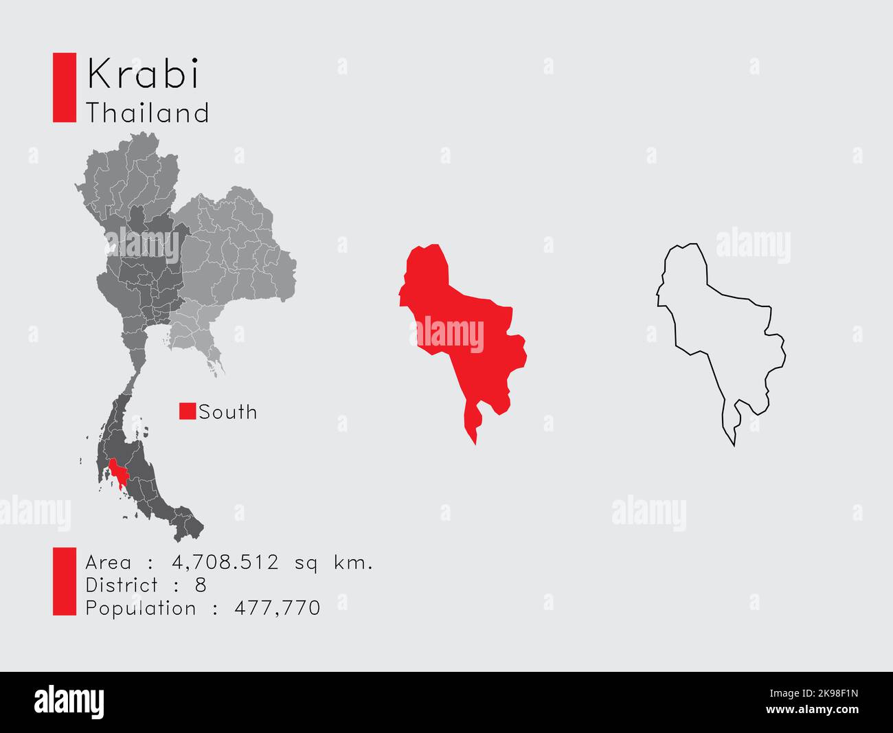 Krabi province Stock Vector Images - Alamy