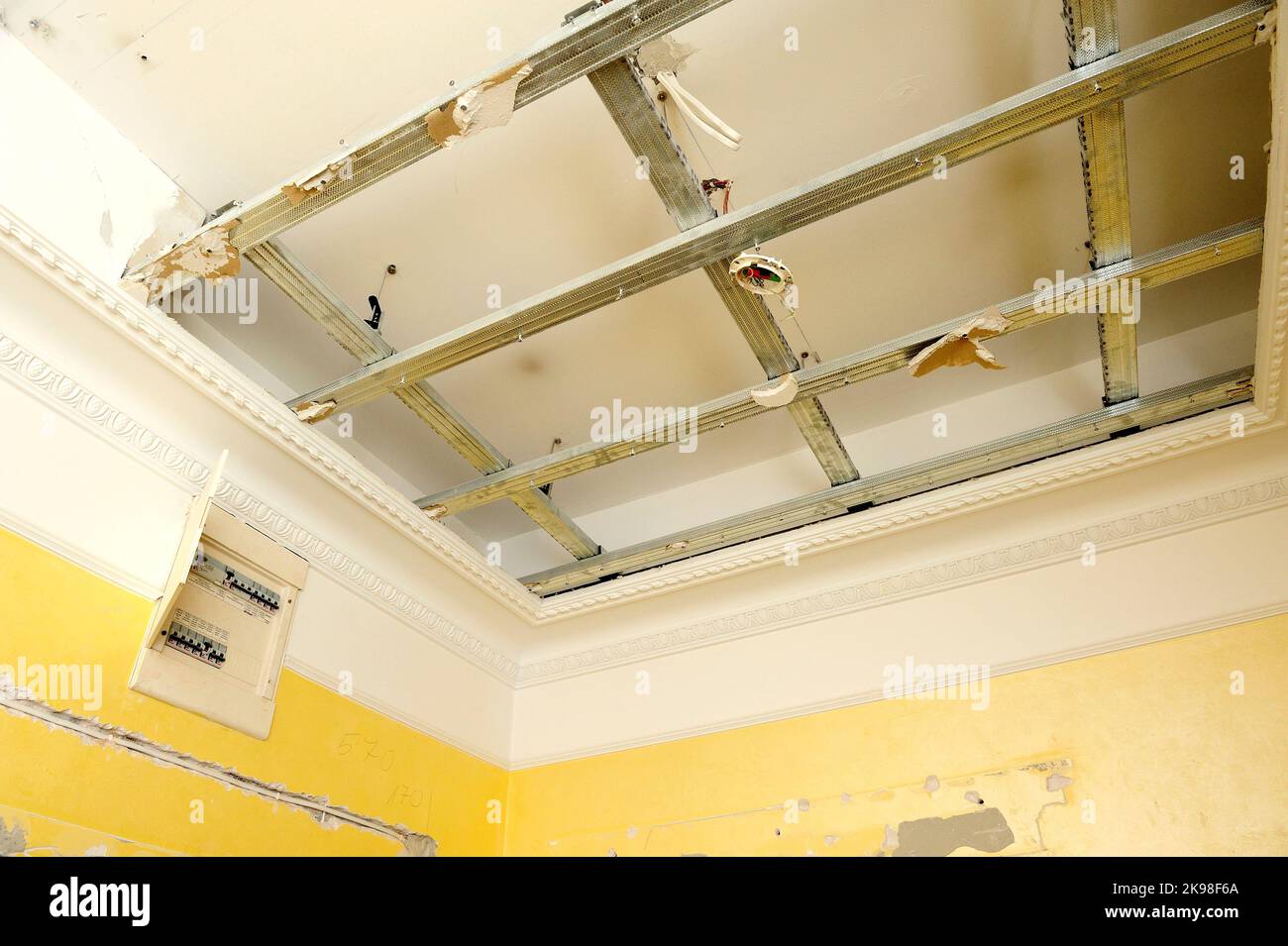 renovation, housework, ceiling, building work, construction, house, job ...