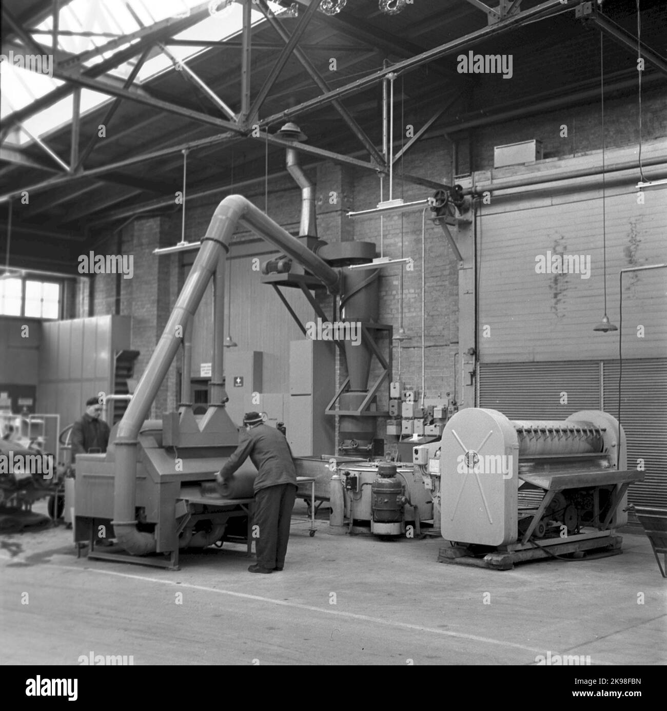Vacuum cleaner for walking mats, carriage hall Hagalund Stock Photo - Alamy