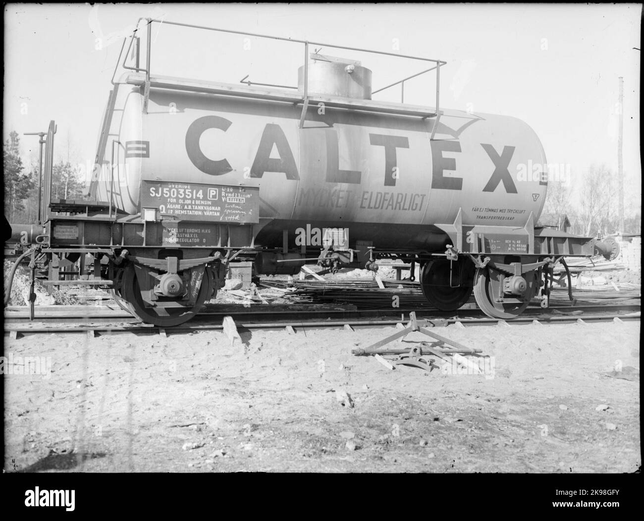 Caltex Black and White Stock Photos & Images - Alamy
