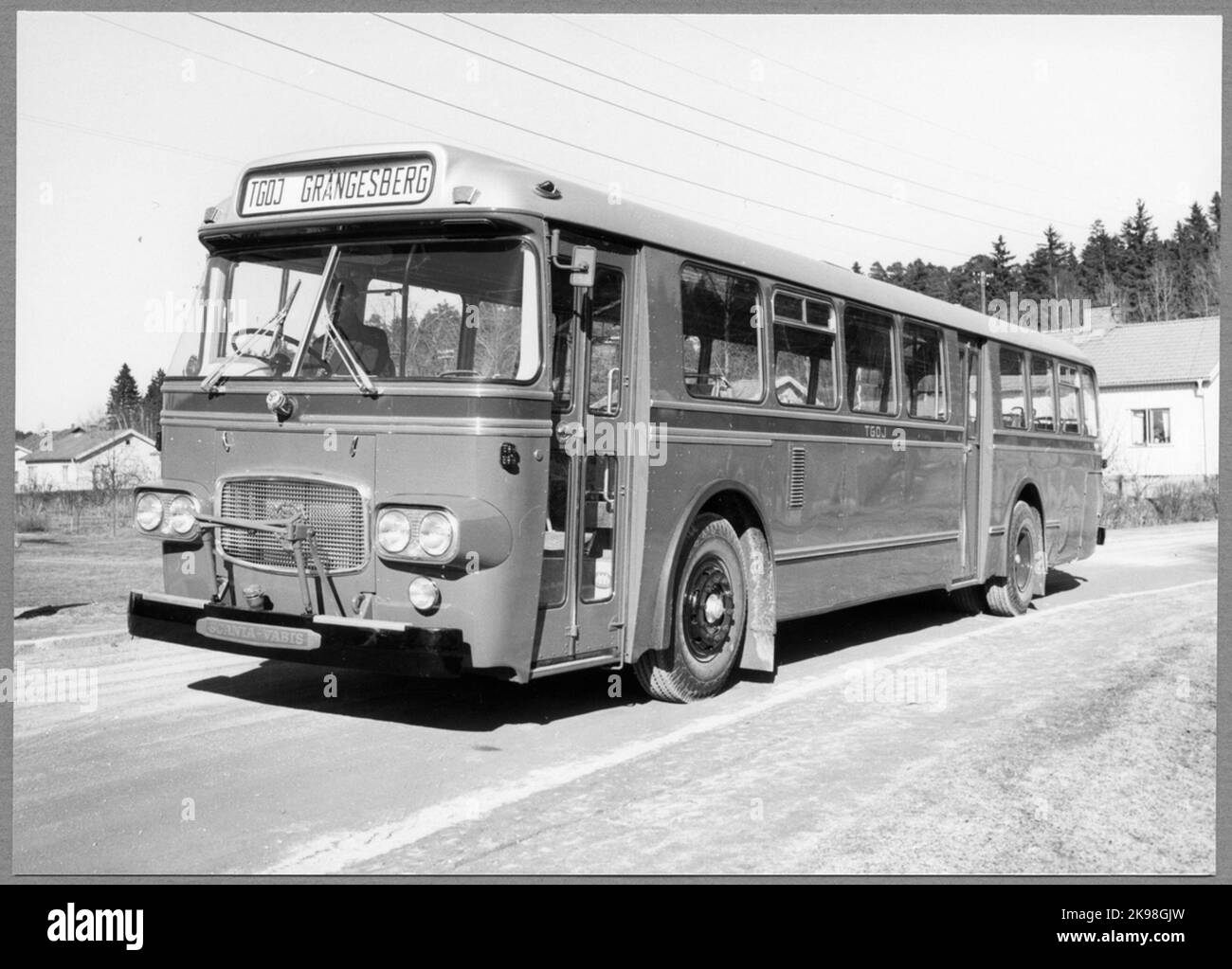 Trafikaktiebolaget Grängesberg - Oxelösund Railway, TGOJ. Scania-Vabis ...