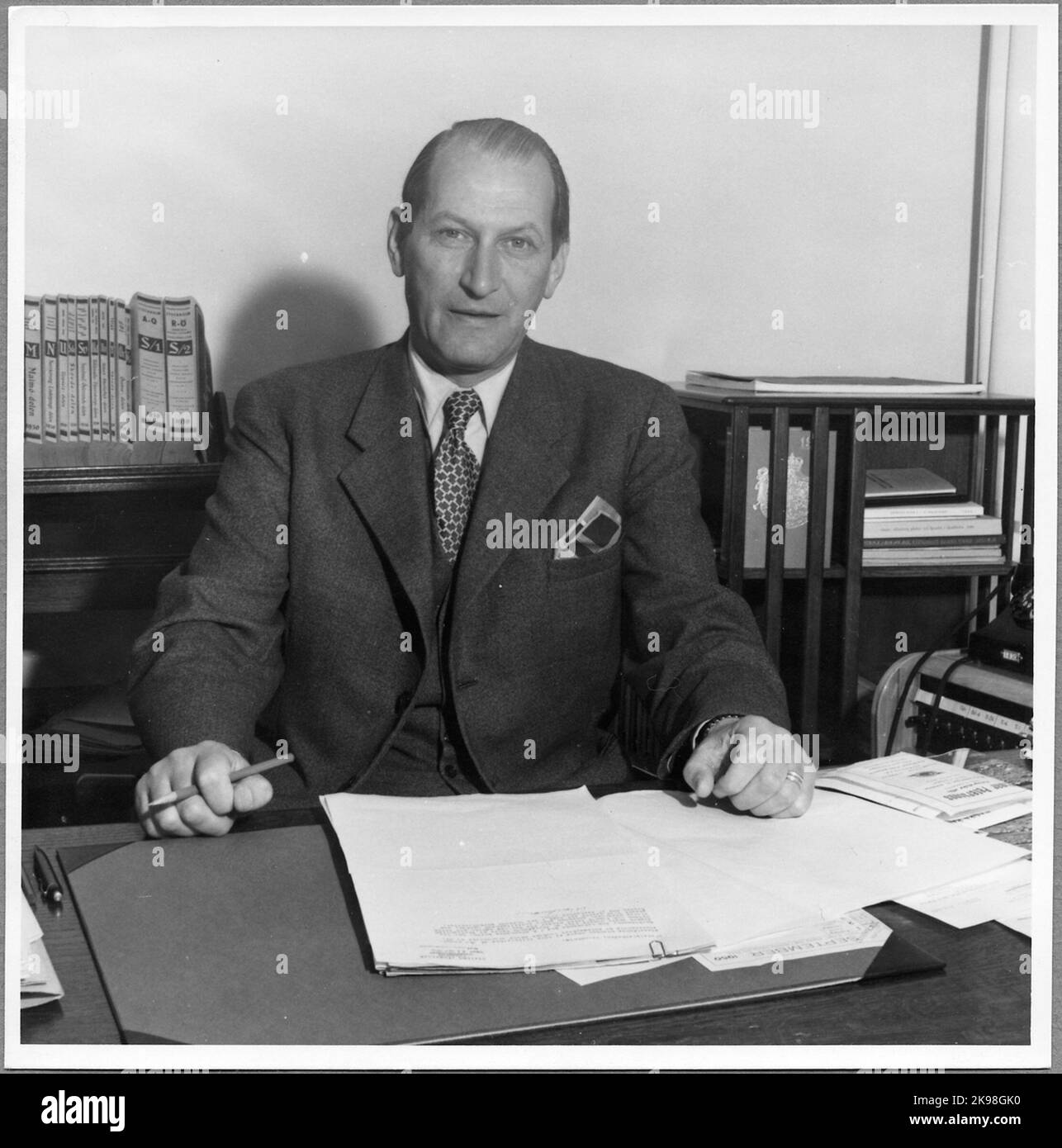 District Manager Brother Gustaf Olof Elwing Stock Photo - Alamy