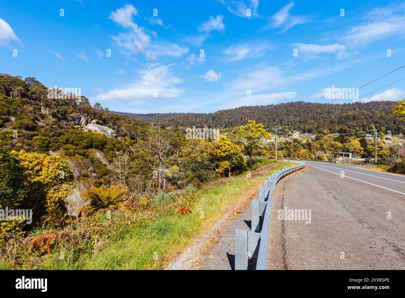 Mining Town of Derby in Tasmania Australia Stock Photo - Alamy