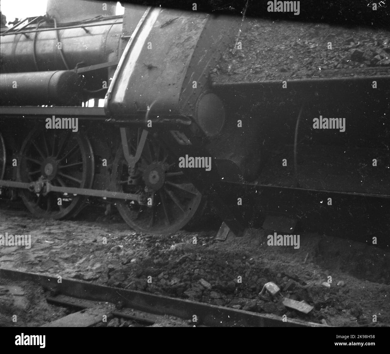 Tear tracking at Bredaryd. The train was on its way to Halmstad. It ...