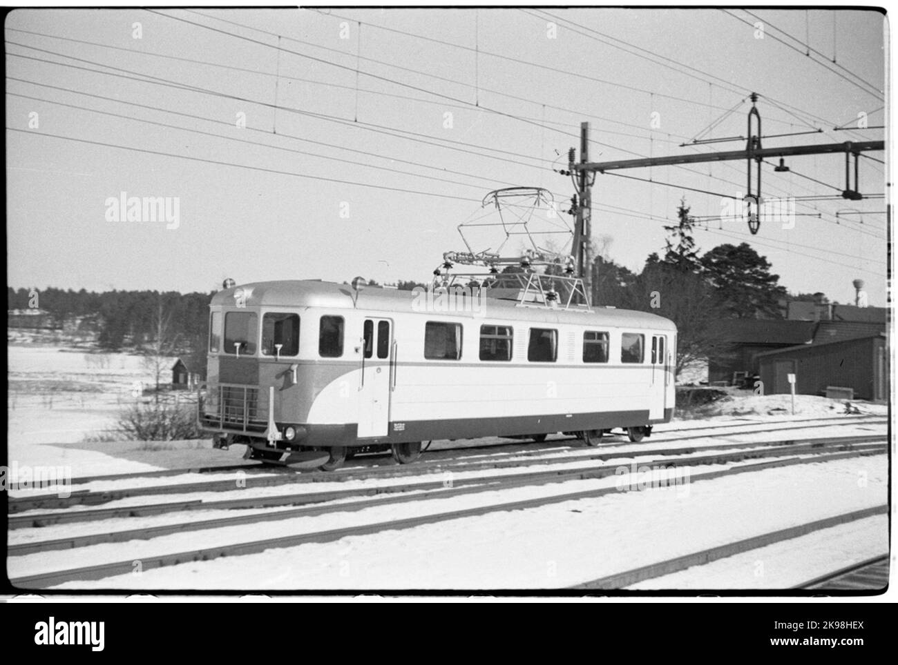The State Railways, SJ YOA1 31. Electric sample motor carriage was ...