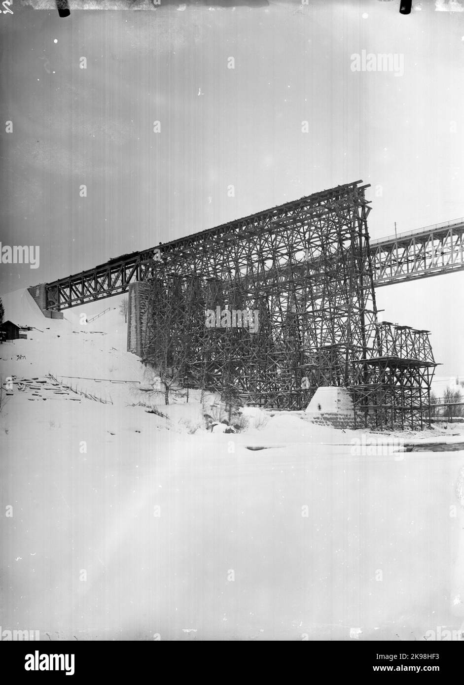 Bridge over the Ångerman River. Långsele - Mellansel Stock Photo - Alamy