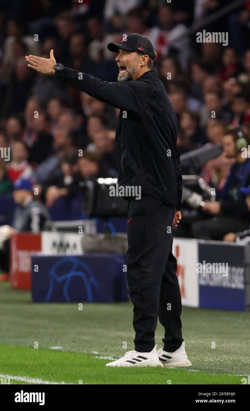 Coach of Liverpool Jurgen Klopp during the UEFA Champions League, Group ...