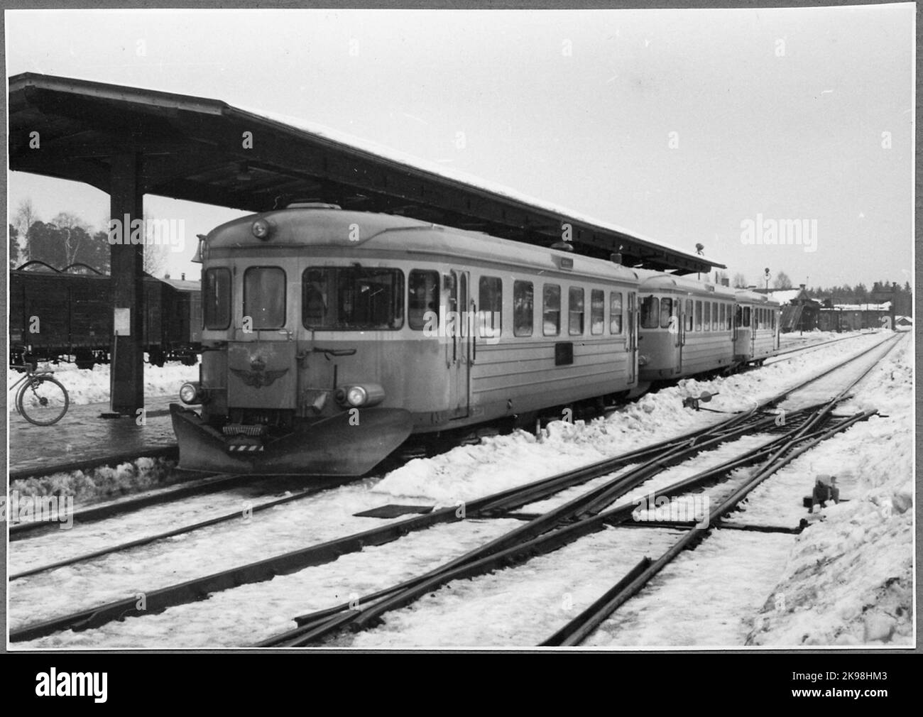 State Railways, SJ YB07 1144 at Vansbro station Stock Photo - Alamy