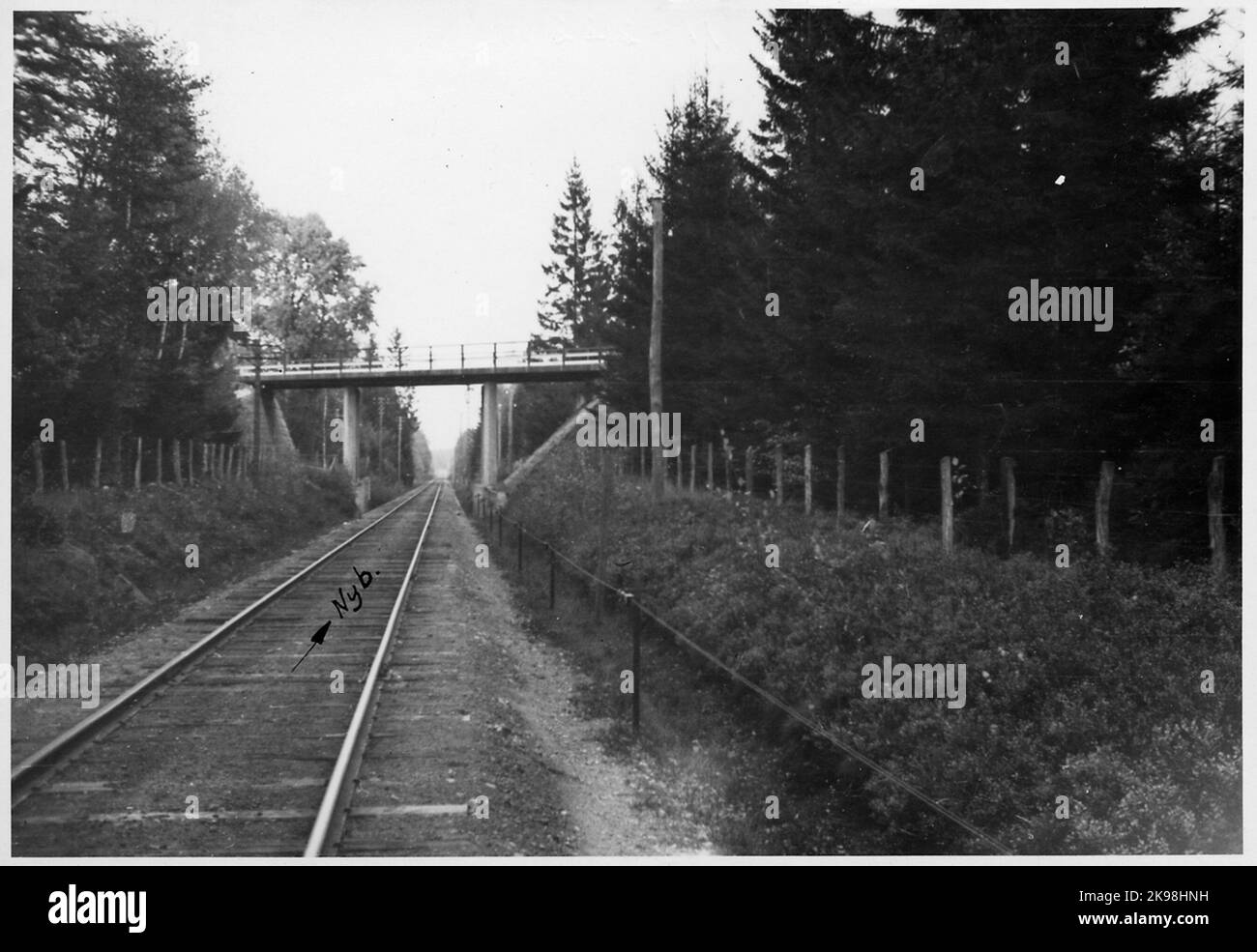 Road bridge over rail Stock Photo - Alamy