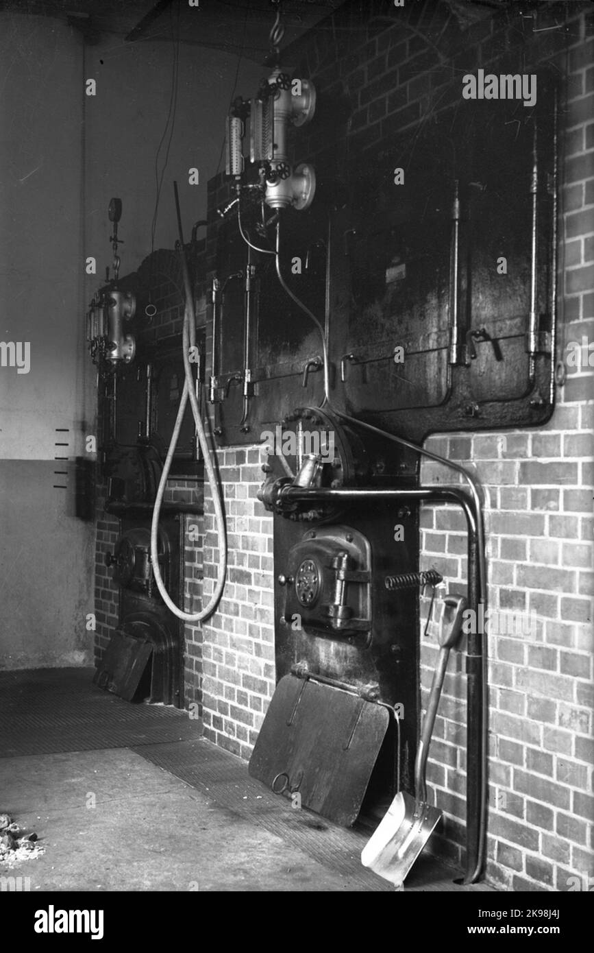 Steam pannings at Asjab Svenska Railway workshops Stock Photo - Alamy