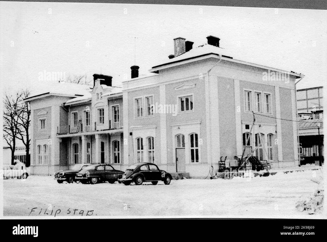 The station in Filipstad Stock Photo - Alamy