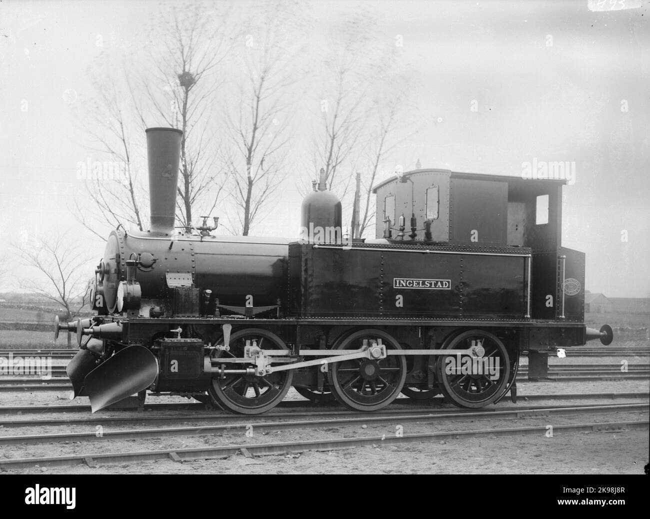 Steam locomotive 1890 Black and White Stock Photos & Images - Alamy