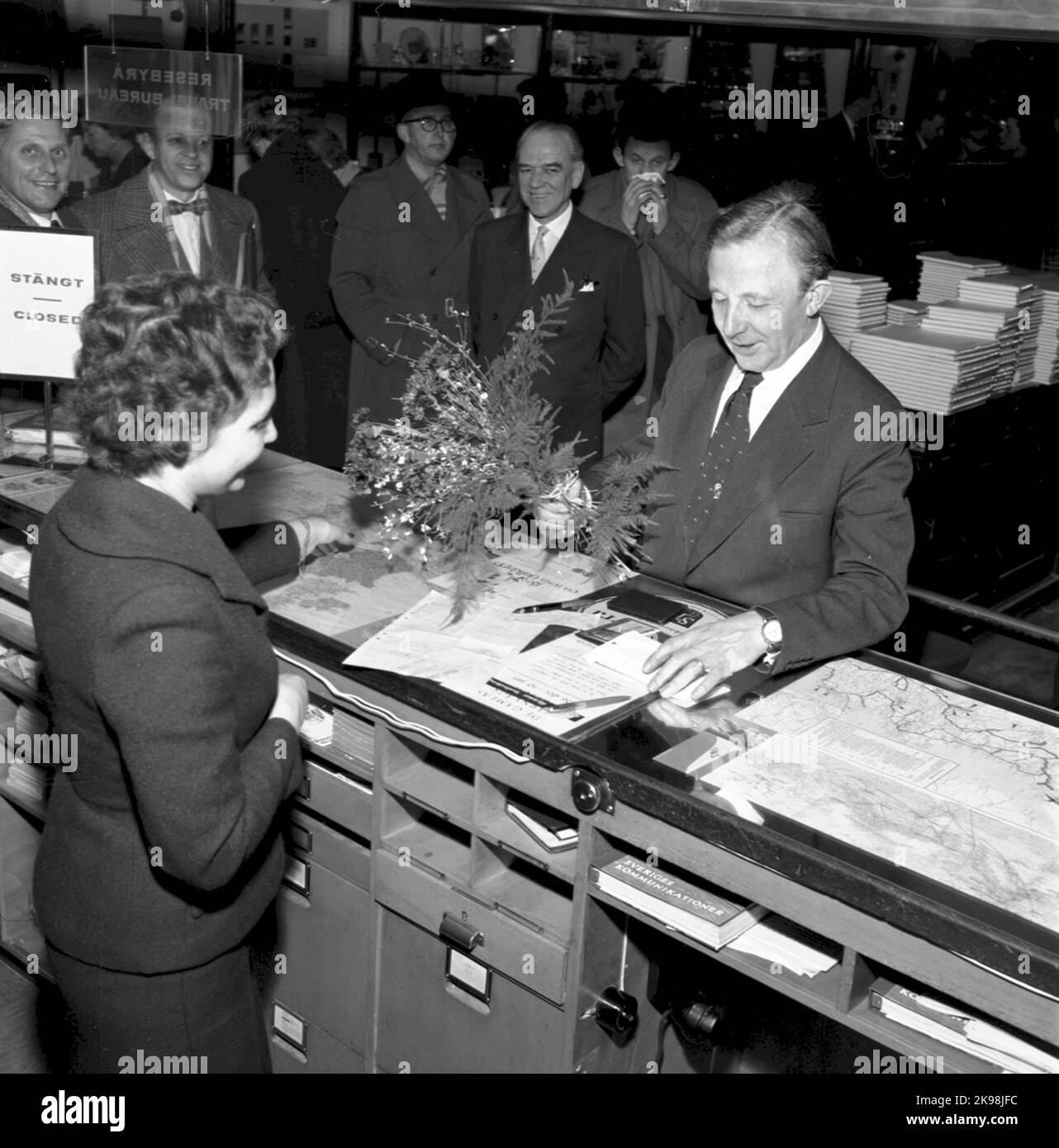 State Railways' annual cards, SEK 5000 ticket Stock Photo - Alamy