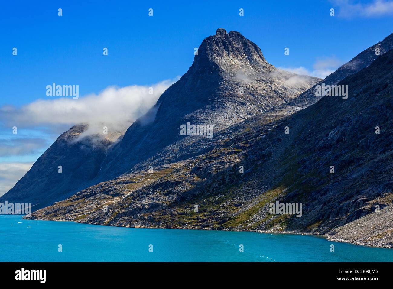Prince Christian Sound, Greenland, Kingdom of Denmark Stock Photo - Alamy