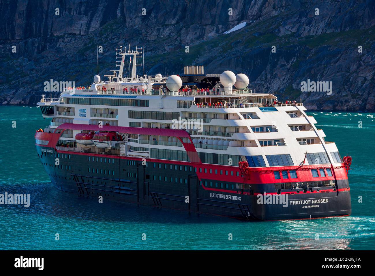 Fridj Jof Nasen in Prince Christian Sound, Greenland, Kingdom of ...