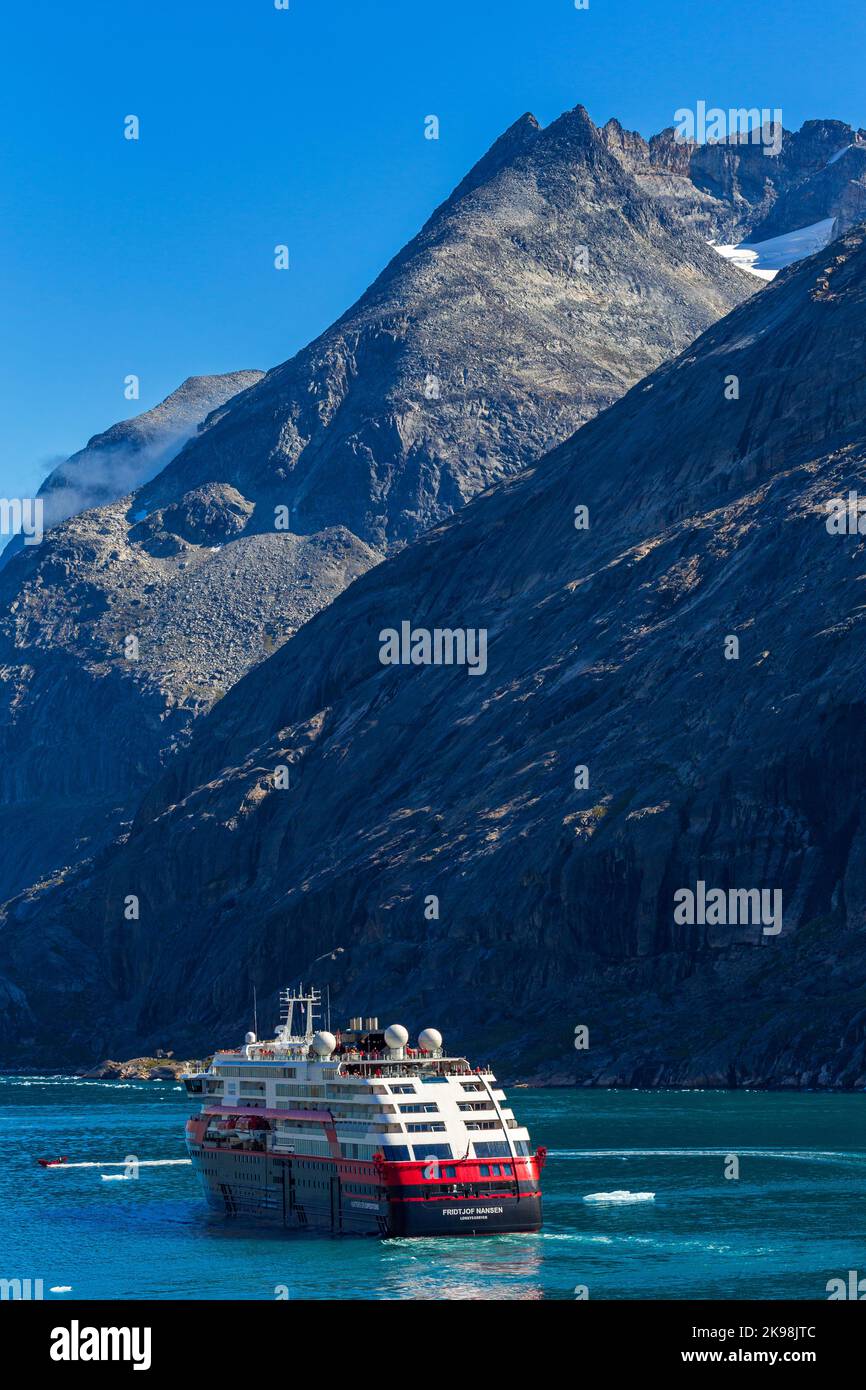 Fridj Jof Nasen in Prince Christian Sound, Greenland, Kingdom of ...