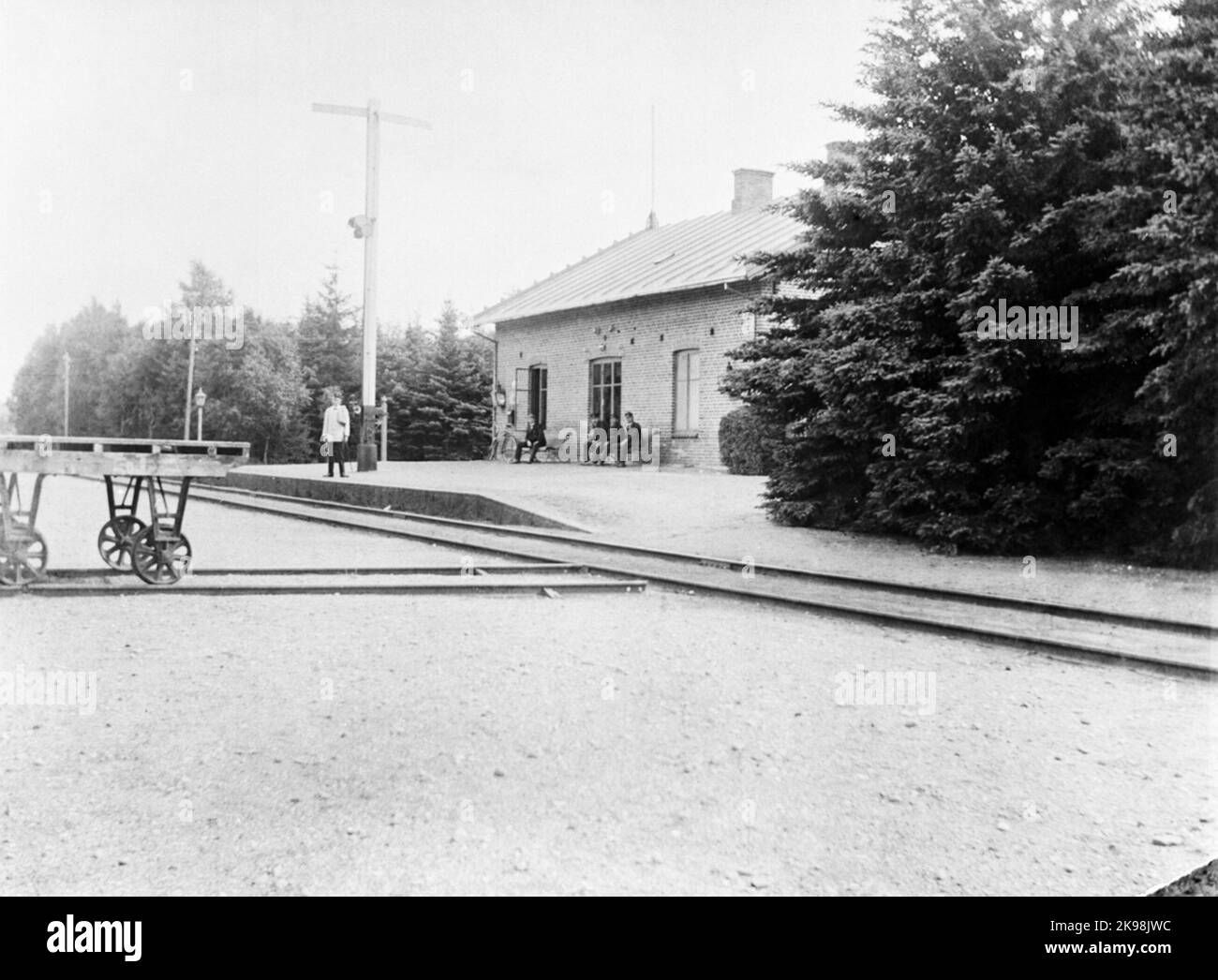 Malmö - Tommelilla Railway, Meeting, Sövdeborg Railway Station Stock ...