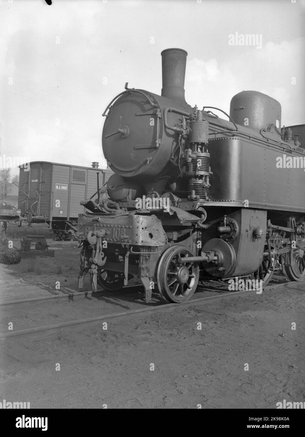 BJ Y3 108. Crafted steam locomotive in Brattforshyttan. Was ...