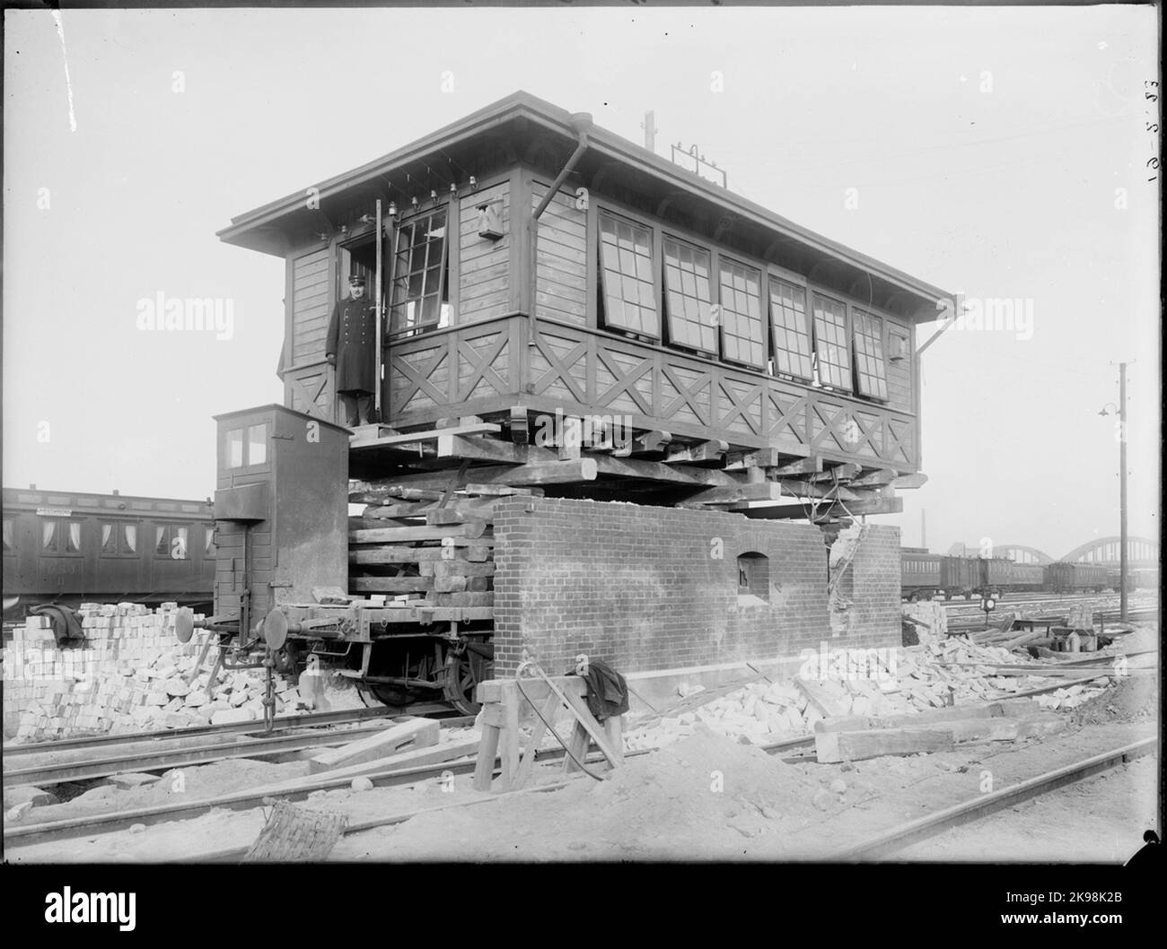 Construction of Switchgear at Bangården at Malmö Central Station Stock ...