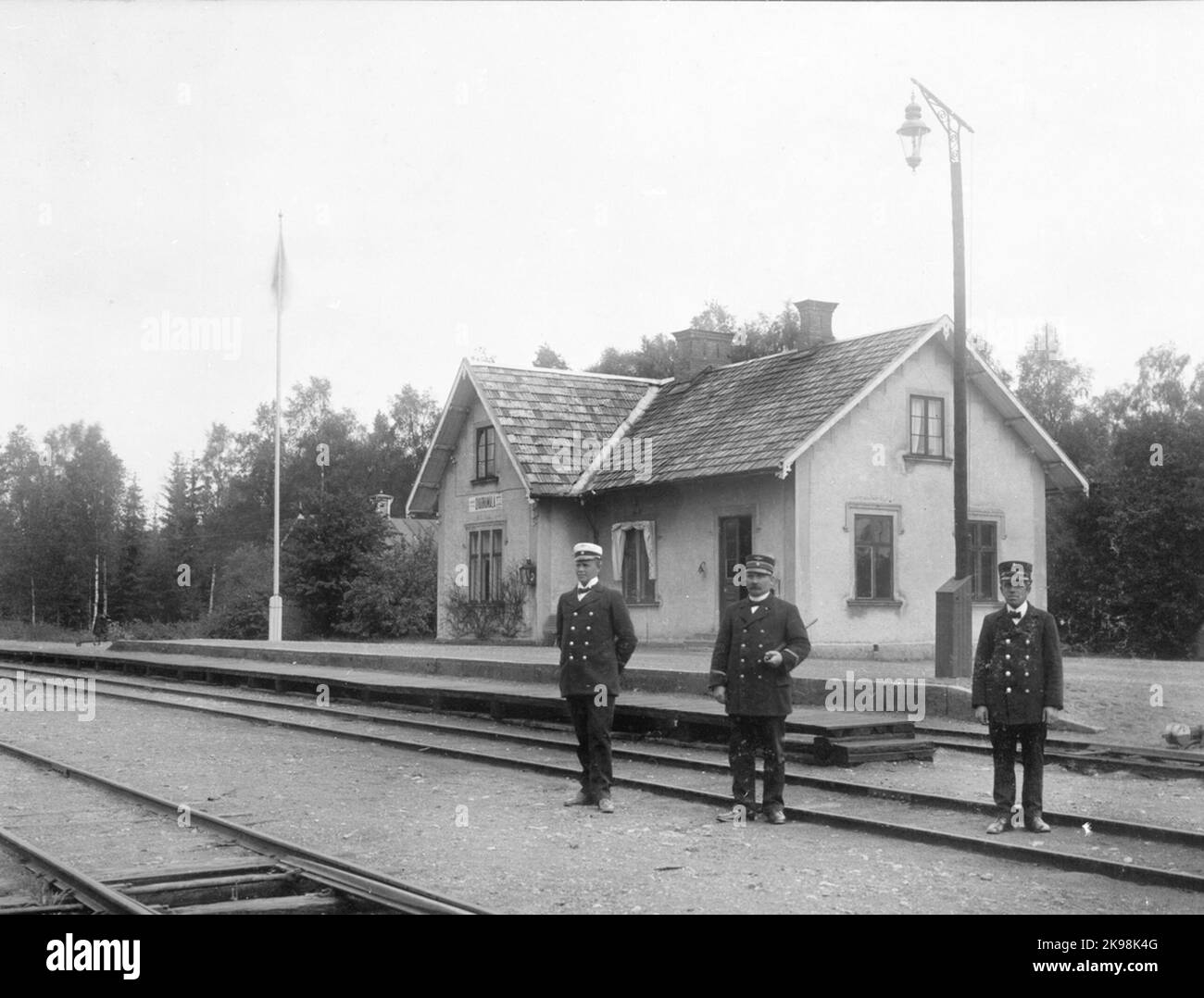 Station manager Axel Hedberg Stock Photo - Alamy