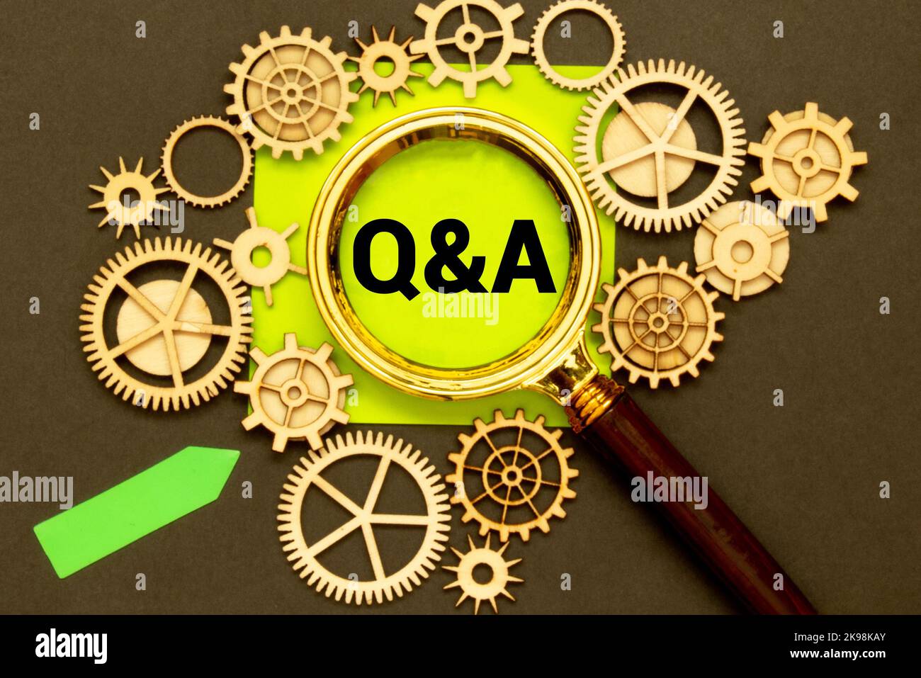 Faq text magnifying glass hi-res stock photography and images - Alamy