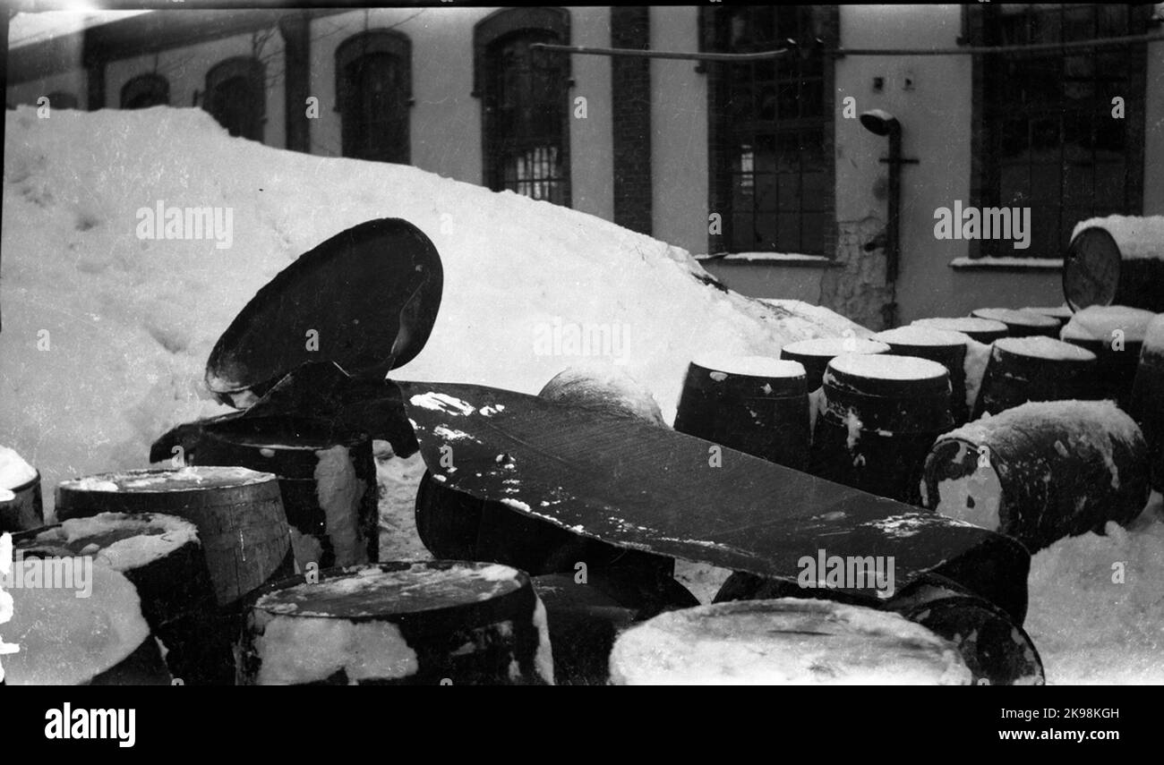Compressed air container exposition Stock Photo - Alamy