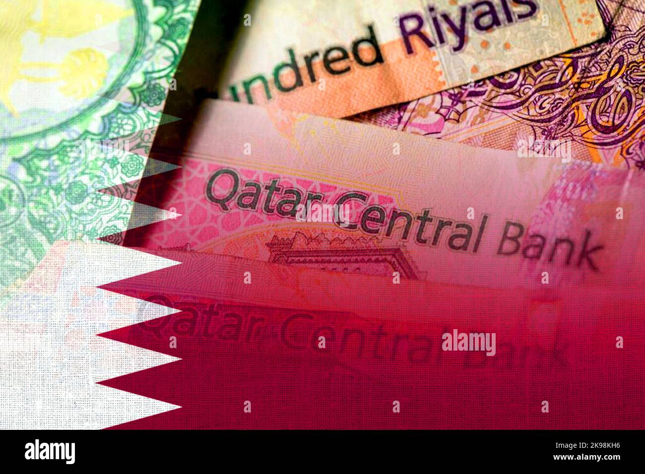 Qatar qatari flag hi-res stock photography and images - Alamy